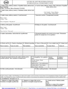 What is CMR Document and Application Areas? - Albatross Shipping UK